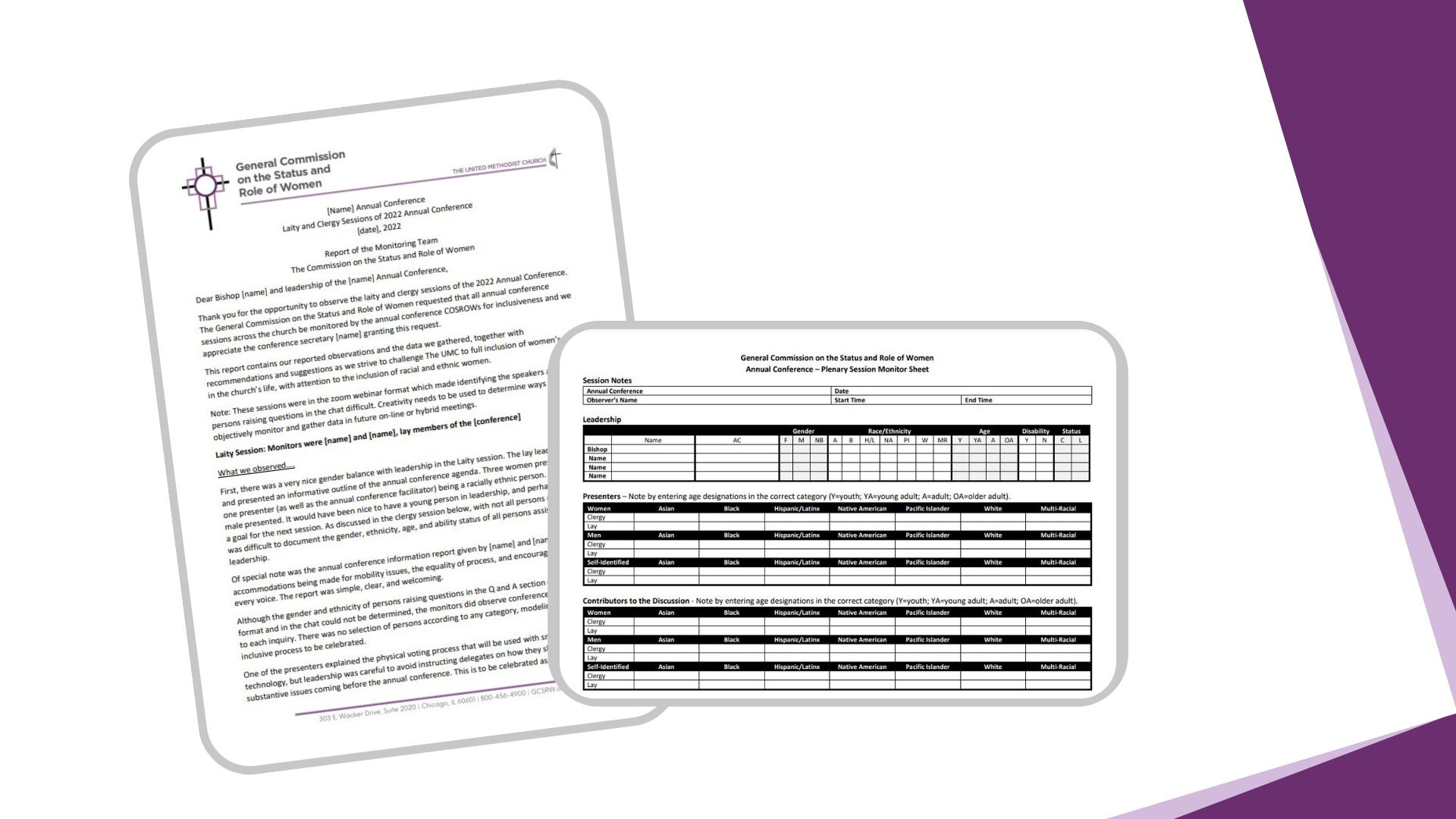 Monitoring Report Submission