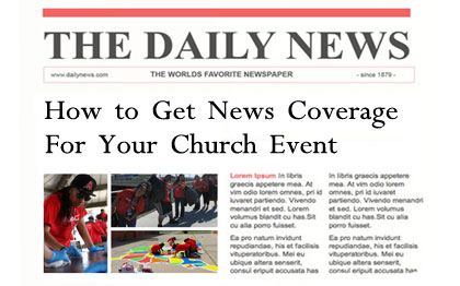 How to get news coverage for your church event | ResourceUMC