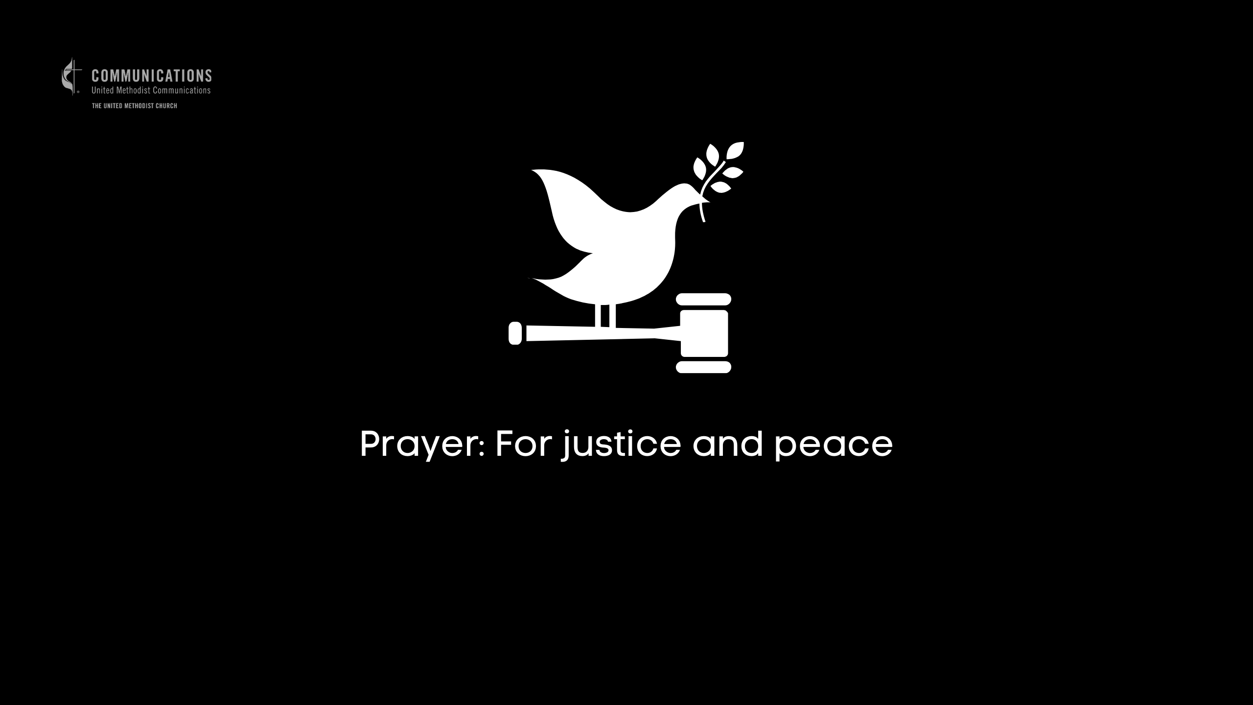 Prayer for justice and peace