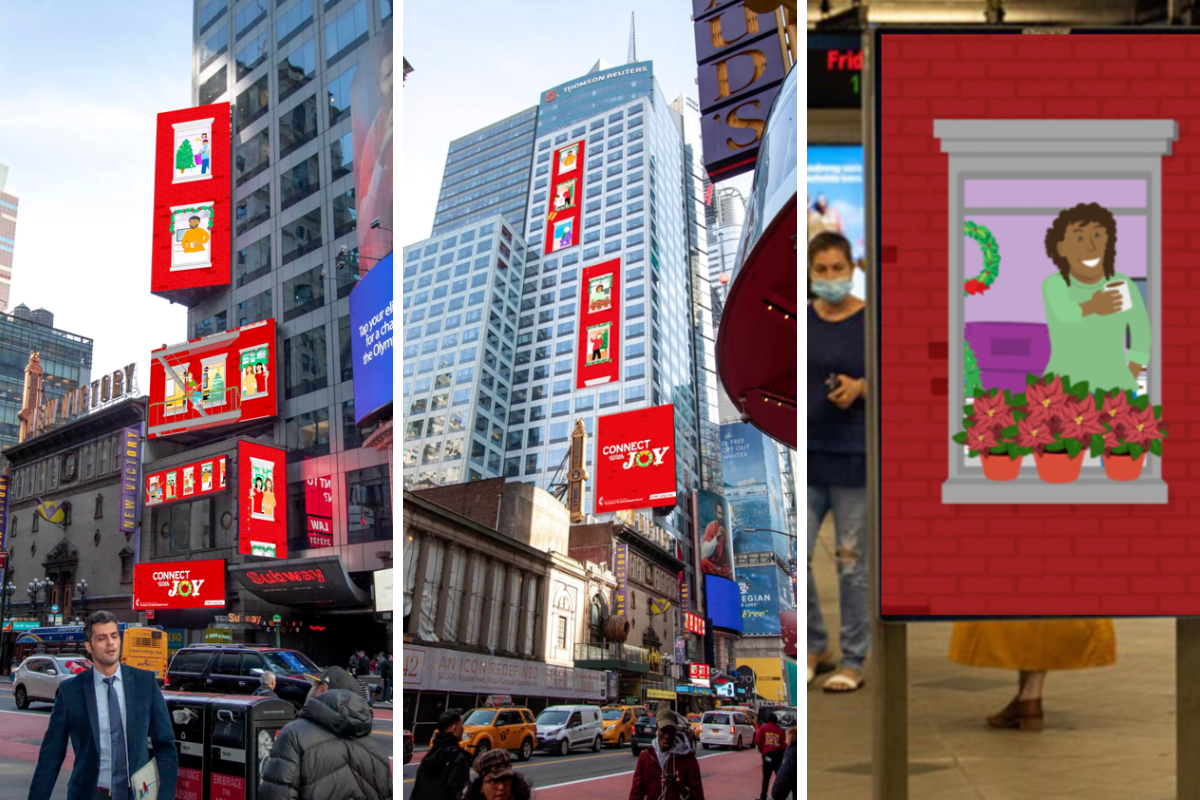 Times Square Remains a Centerpiece of Advent Advertising