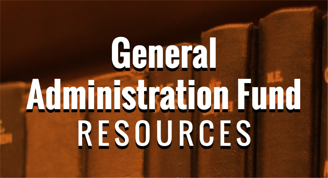General Administration Fund Resources | ResourceUMC